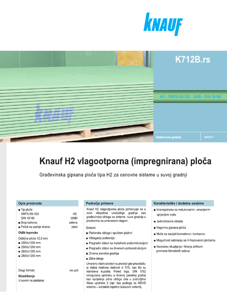 Tehnicki List K712B 2017 | PDF