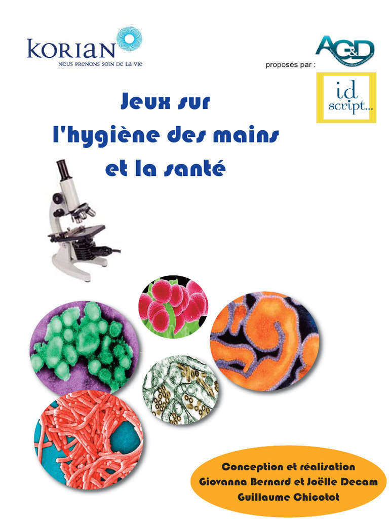 Cahier de Jeux Sur L Hygiene Des Mains Et Sante | PDF | Micro-organisme ...