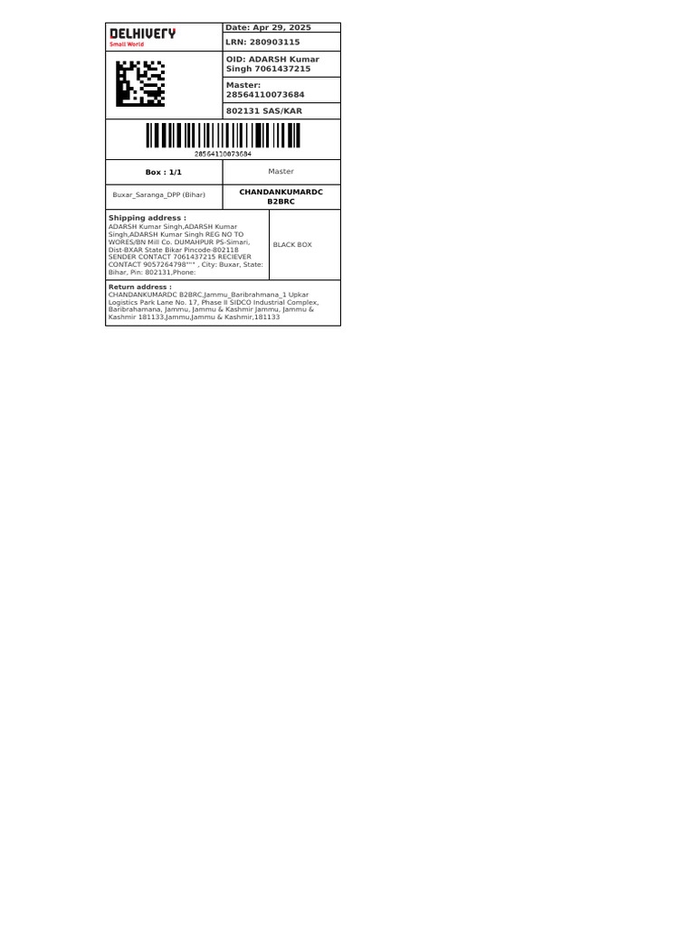 ADARSH Kumar Singh, ADARSH Kumar Singh | PDF