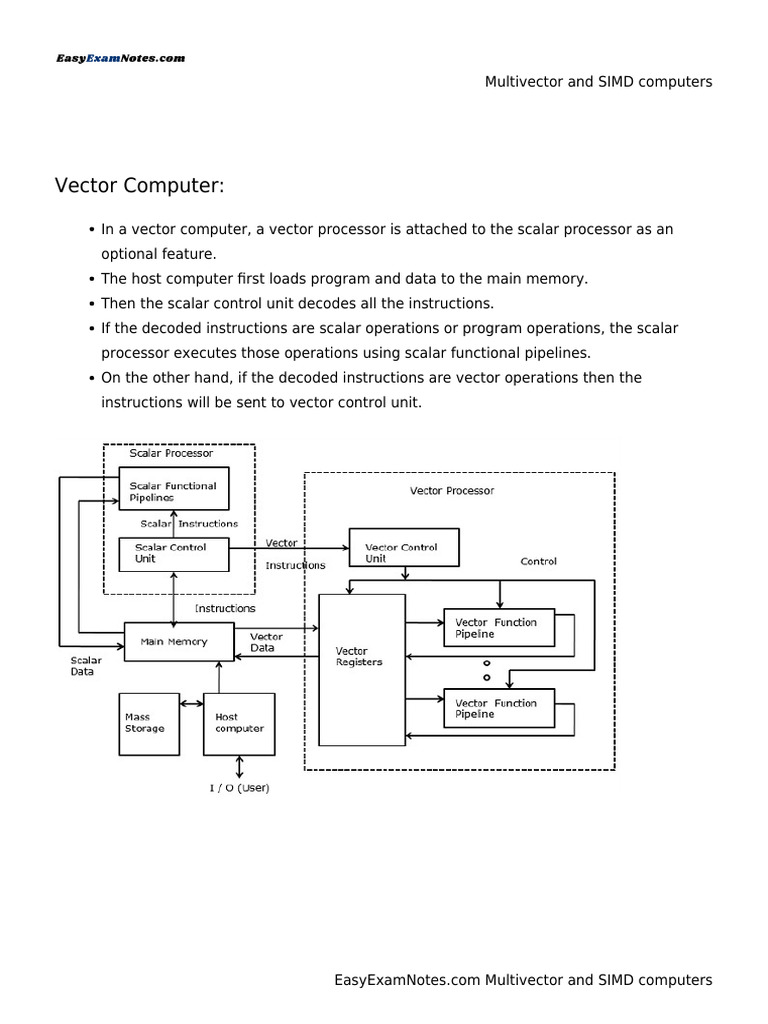 Multivector and SIMD Computers | PDF