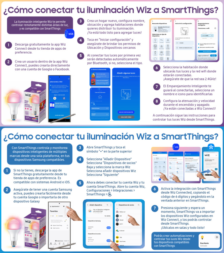 Wiz - SmartThings setup | PDF | Aplicación movil | Software