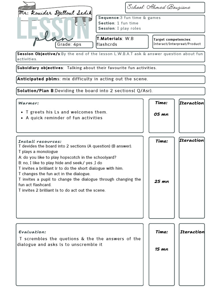 Play Role | PDF