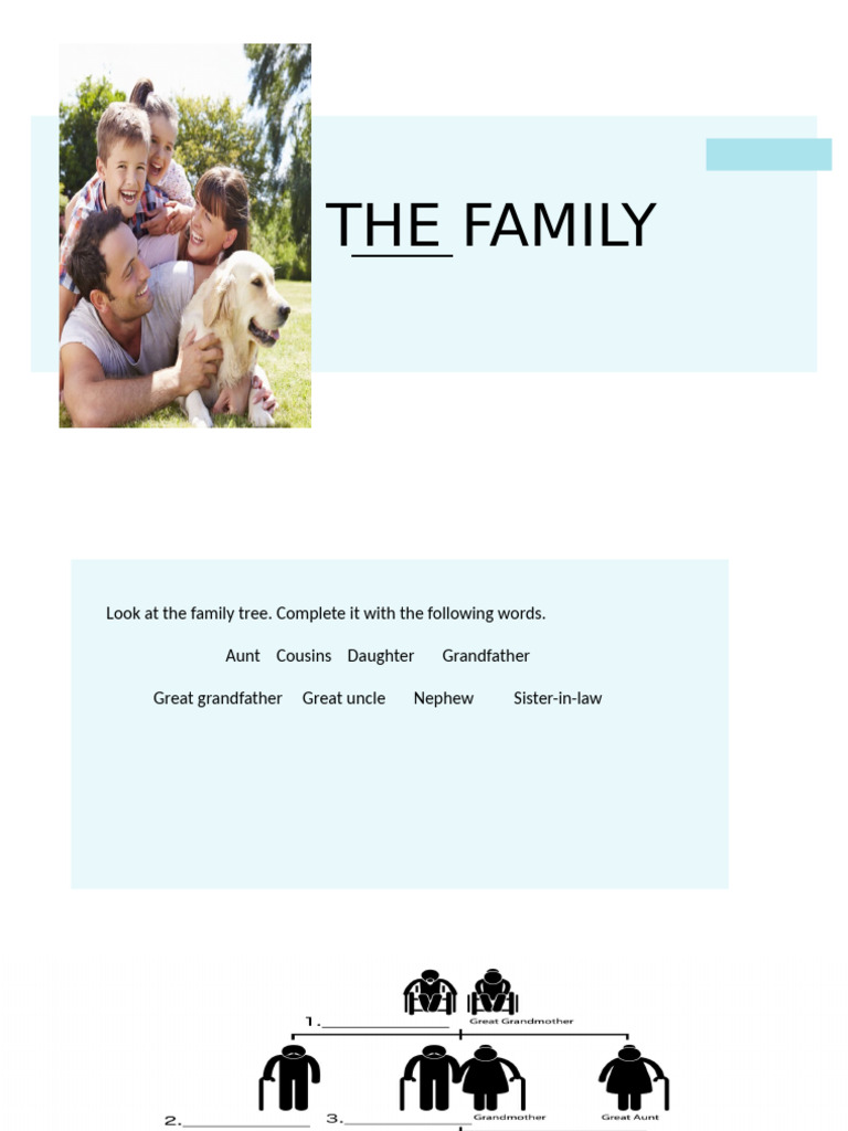 Family and Simple Past1 | PDF | Verb | Linguistic Morphology