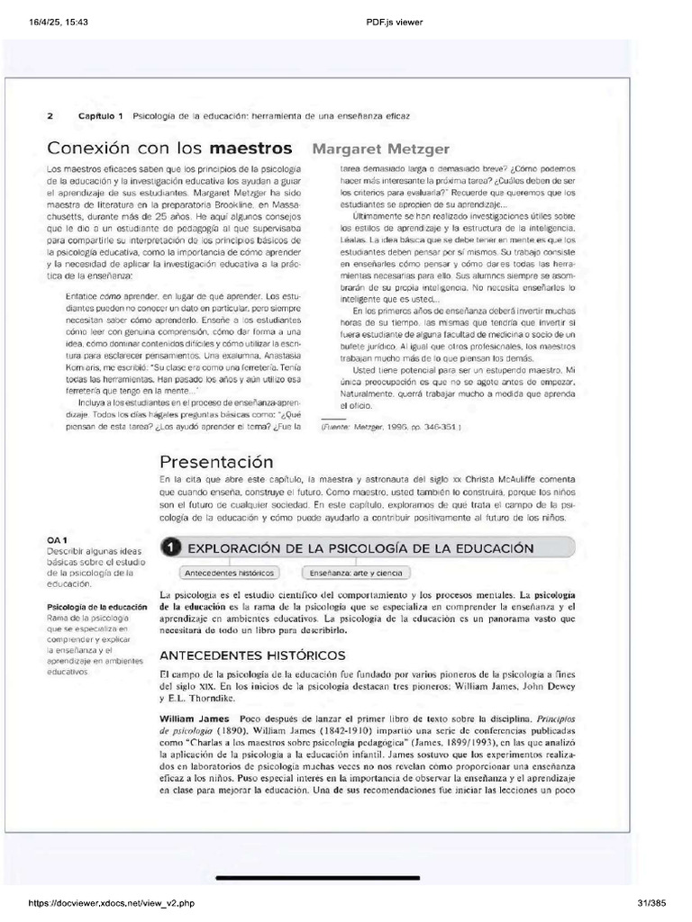 Tema 1 Libro Educa | PDF