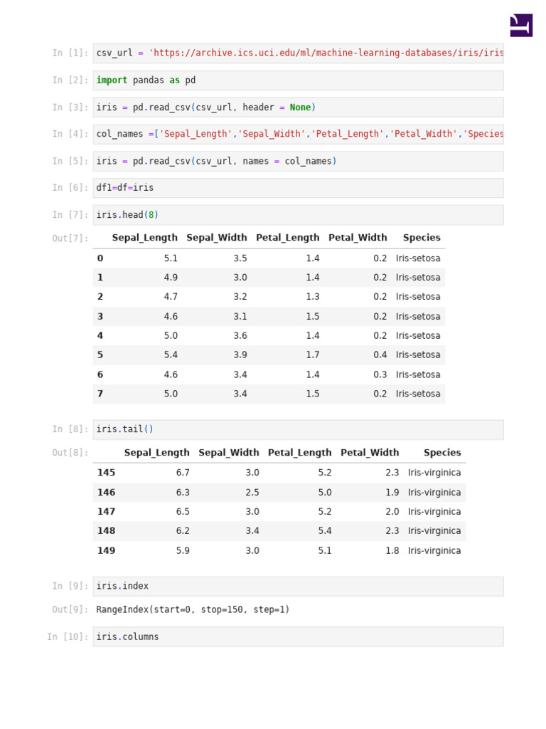 Dsbda Ouput 1-10 | PDF | Plants