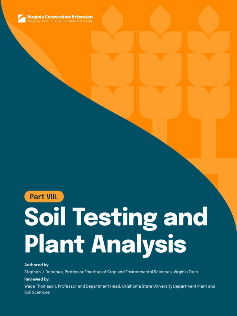 Soil Testing An Plant Analysis | PDF | Plant Nutrition | Agriculture