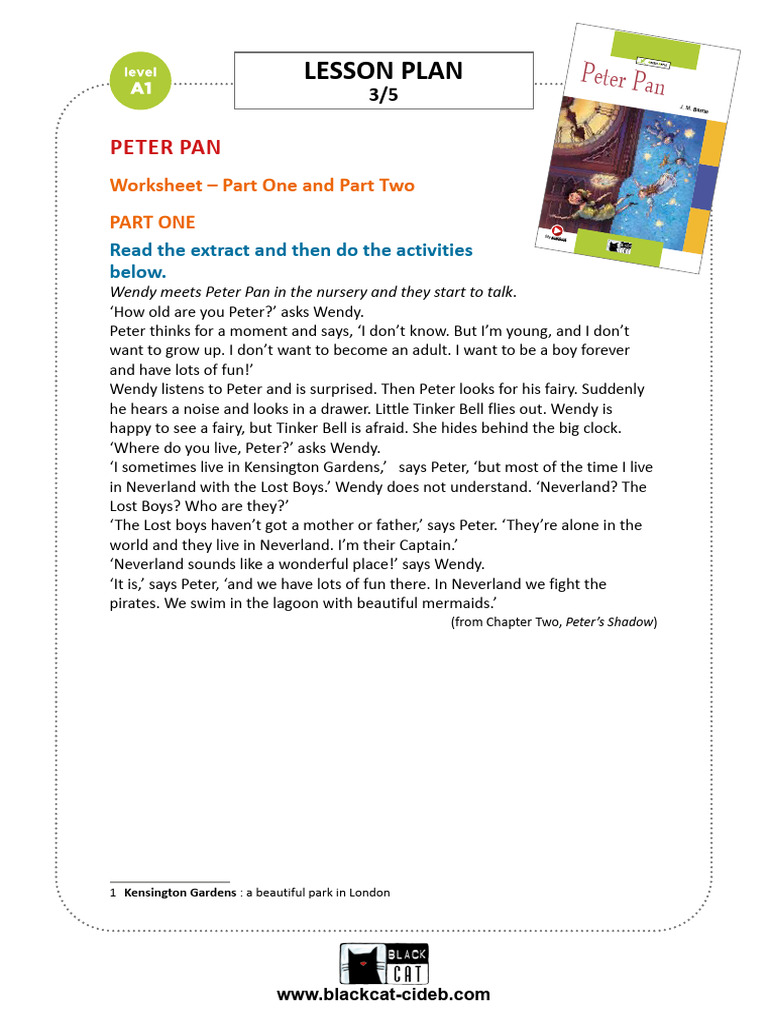 Peter-Pan LP WS | PDF | Neverland | Lost Boys (Peter Pan)