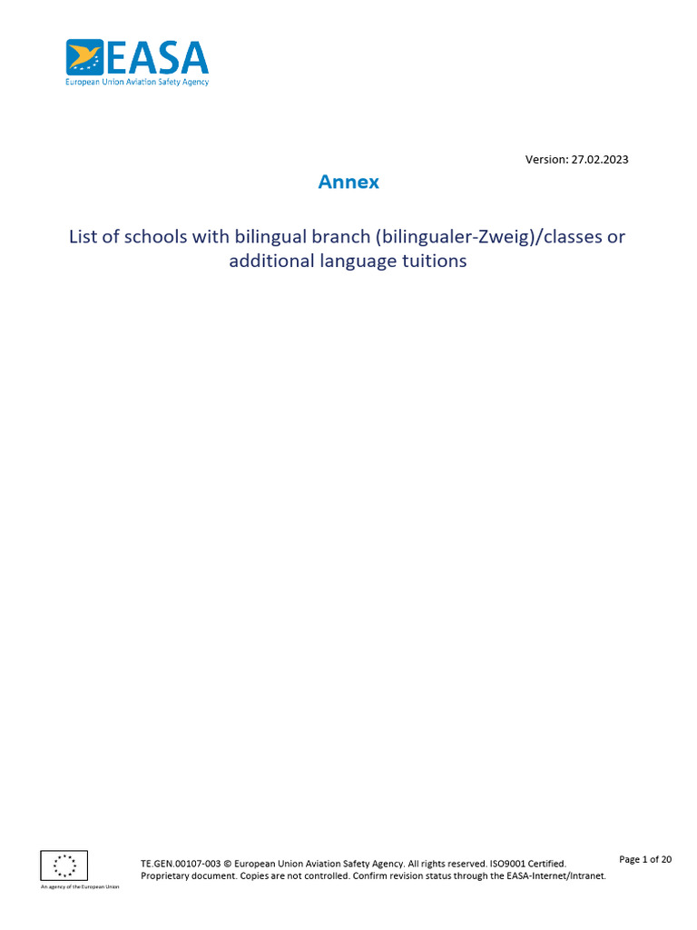 Bilingual Schools in Cologne Area | PDF | Multilingualism | French Language