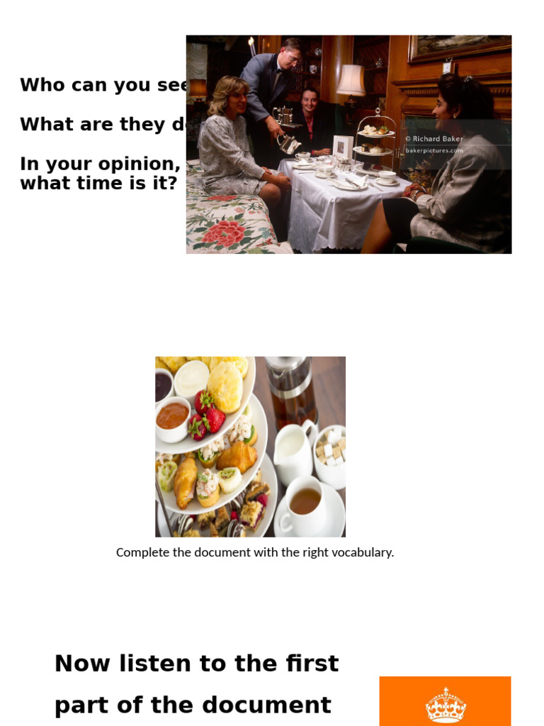 Low Tea Vs High Tea | PDF