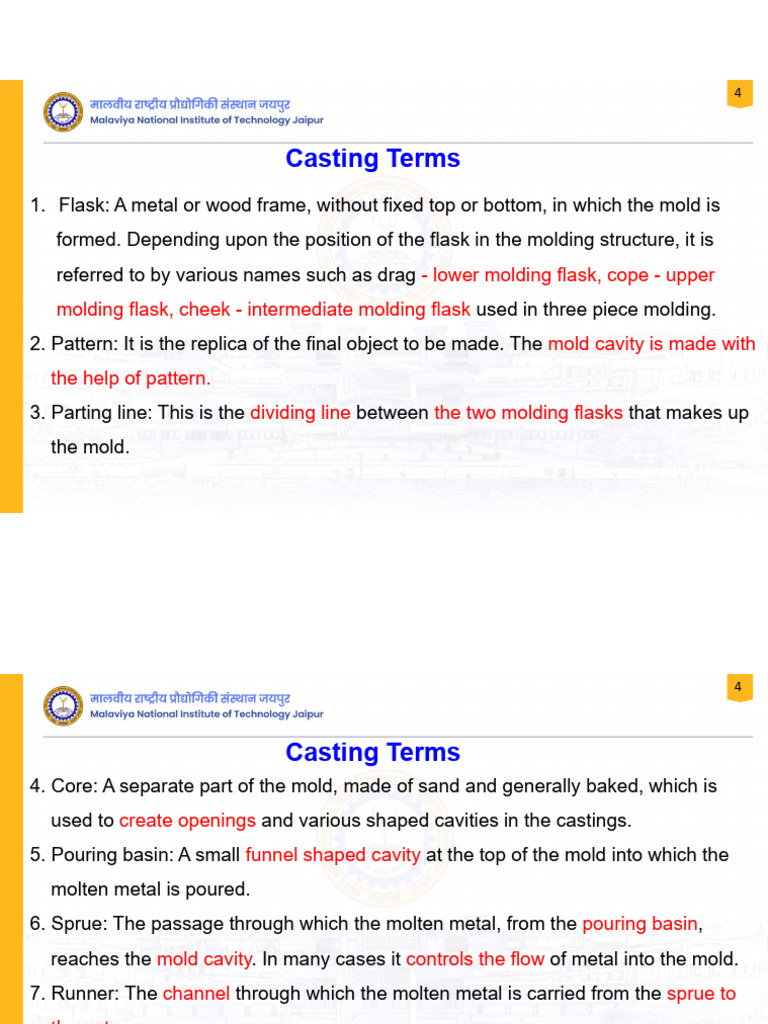 L2 - Casting Terminologies | PDF | Casting | Business Process