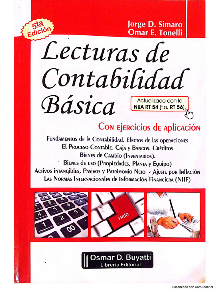 Lecturas de Contabilidad Basica. Simaro y Tonelli 5ta Edicion | PDF