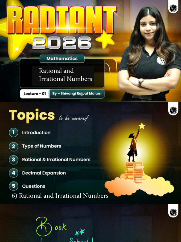 Rational and Irrational Numbers 01 | PDF