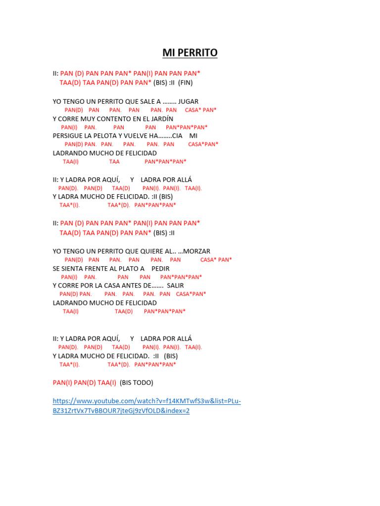 MI PERRITO | PDF