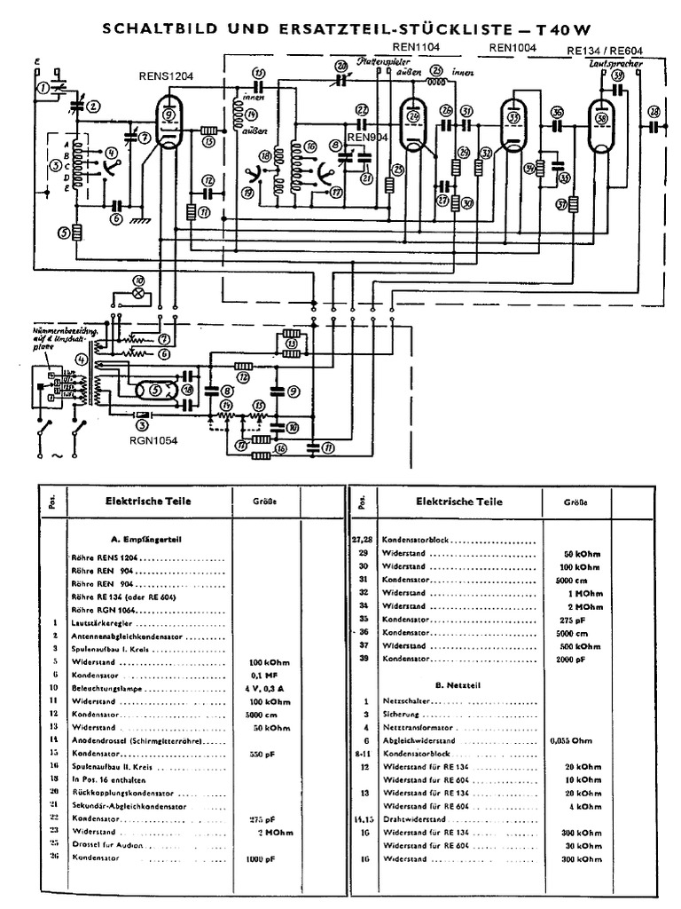 Telefunken 40w Radio SCH | PDF