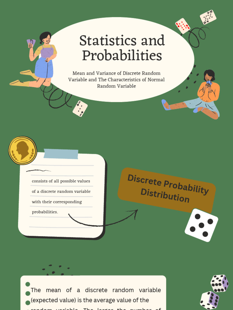 Probability of Events Presentation | PDF | Variance | Standard Deviation