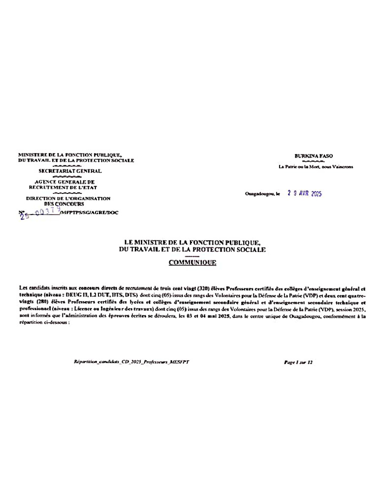 Répartition Capes&Cap Ceg | PDF