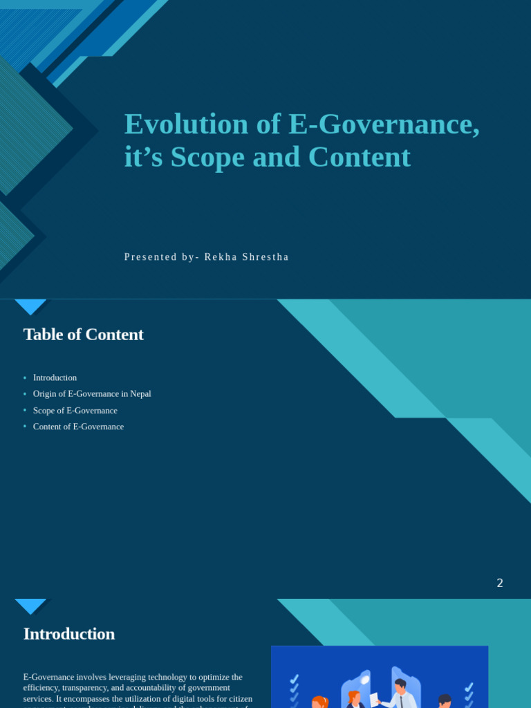 Evolution of E Governance Its Scope and Content | PDF | Information And ...