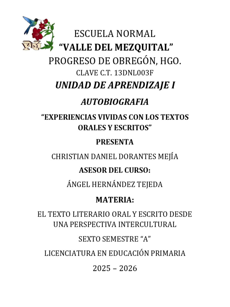 Experiencias Vividas Con Los Textos Orales y Escritos | PDF | Don ...