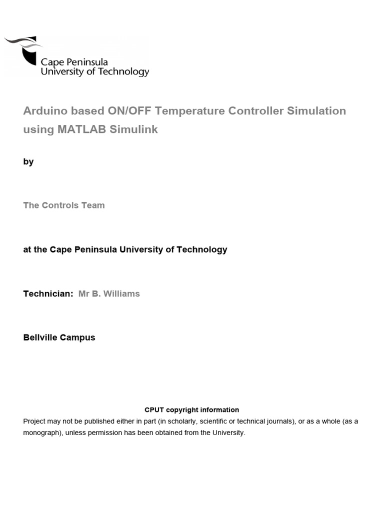 Part 1 Simulation Of The Arduino Based Temperature Controller Pdf Parameter Computer