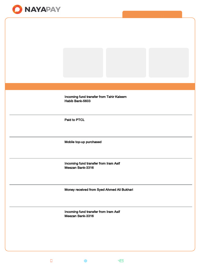 Saad Khan: Account Statement | PDF | Services (Economics) | Service ...