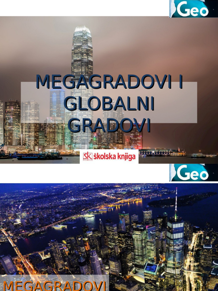 28 - Megagradovi I Globalni Gradovi | PDF