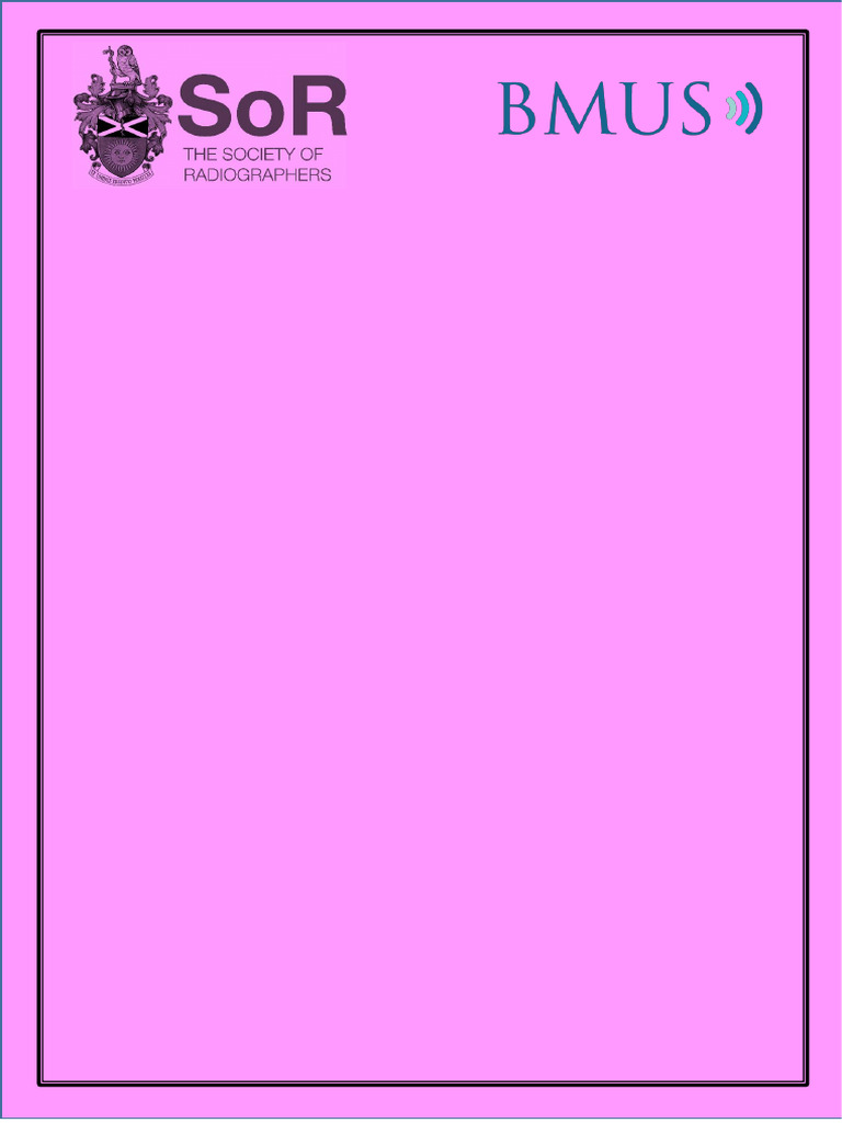 2021 SoR and BMUS Guidelines v1.0 | PDF | Medical Ultrasound | Medicine