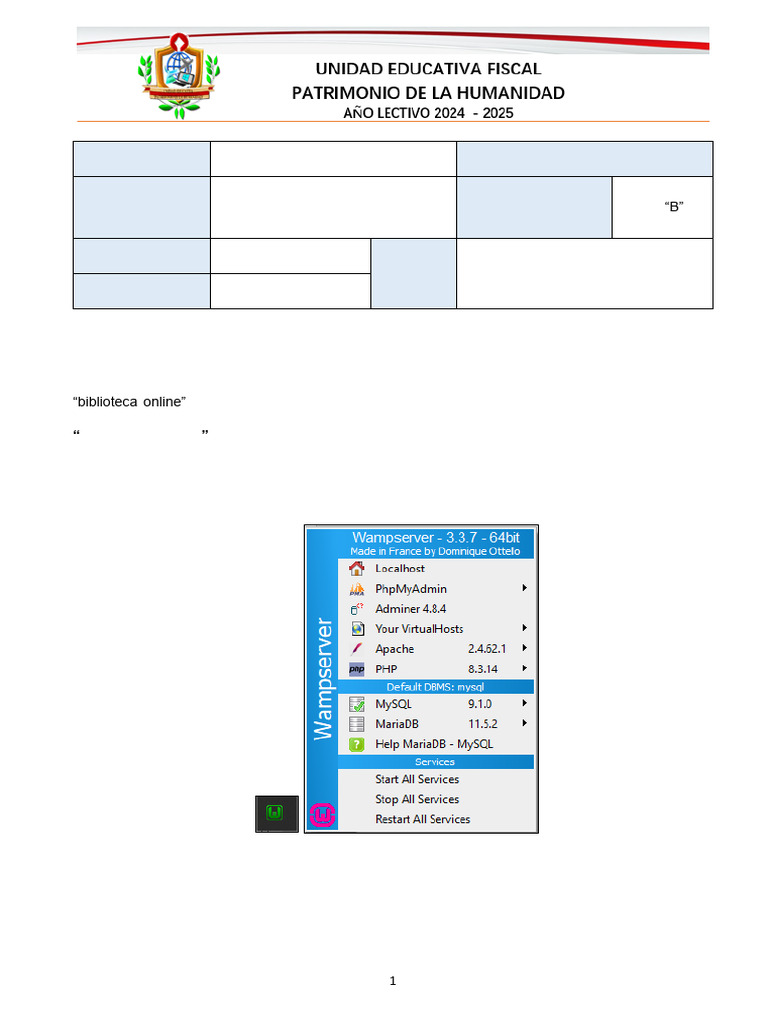 Ace - Carlosama.anthony Informe - Proyecto2t | PDF | Php | Red mundial