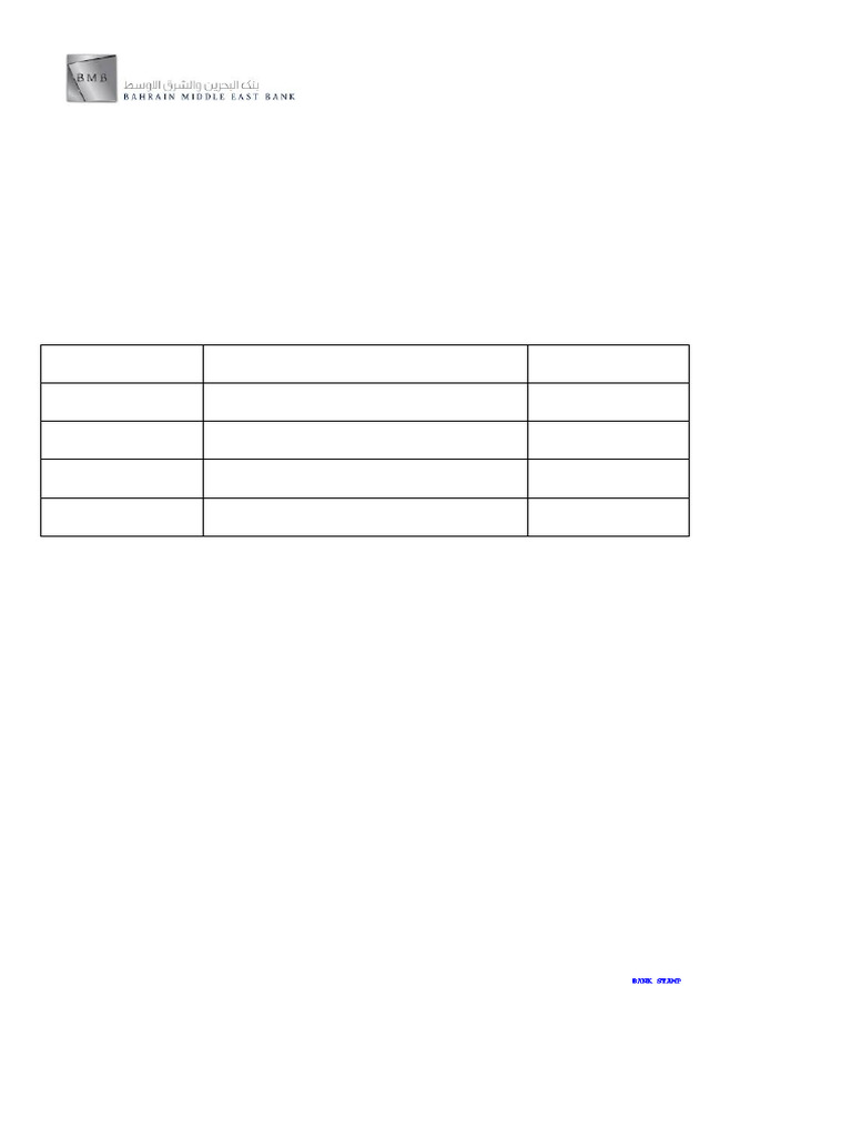 BMB Official Credit Card Statement | PDF