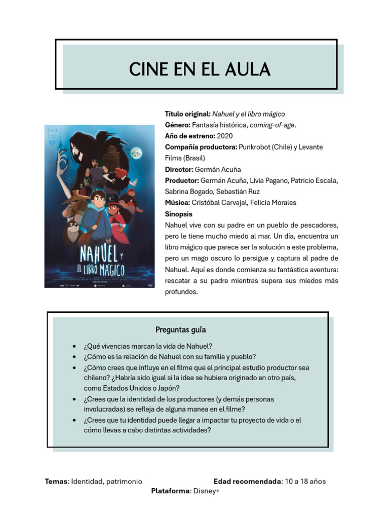 Nahuel y El Libro Magico Ho9203 | PDF