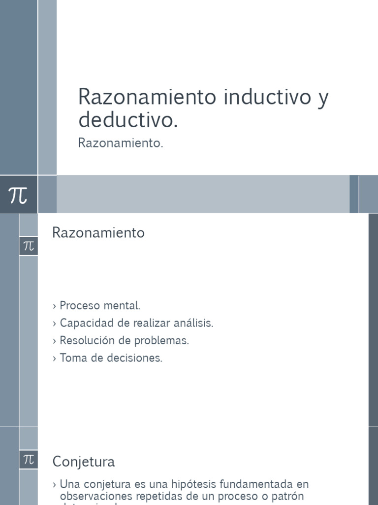Razonamiento Inductivo y Deductivo | PDF | Razonamiento deductivo | Razonamiento inductivo