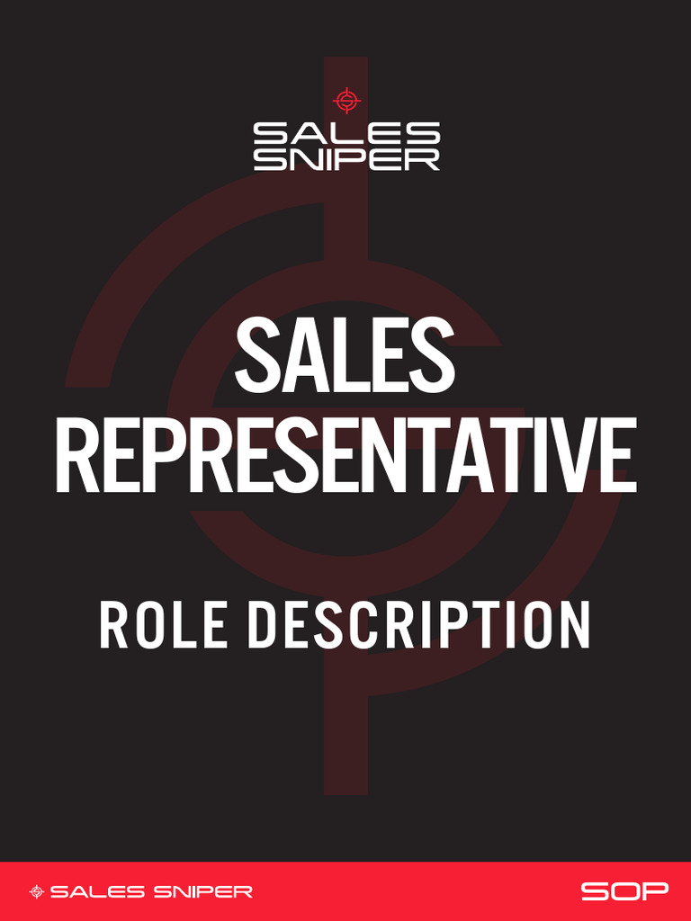Sales Sniper - Sales Representative - Role Description | PDF | Customer ...