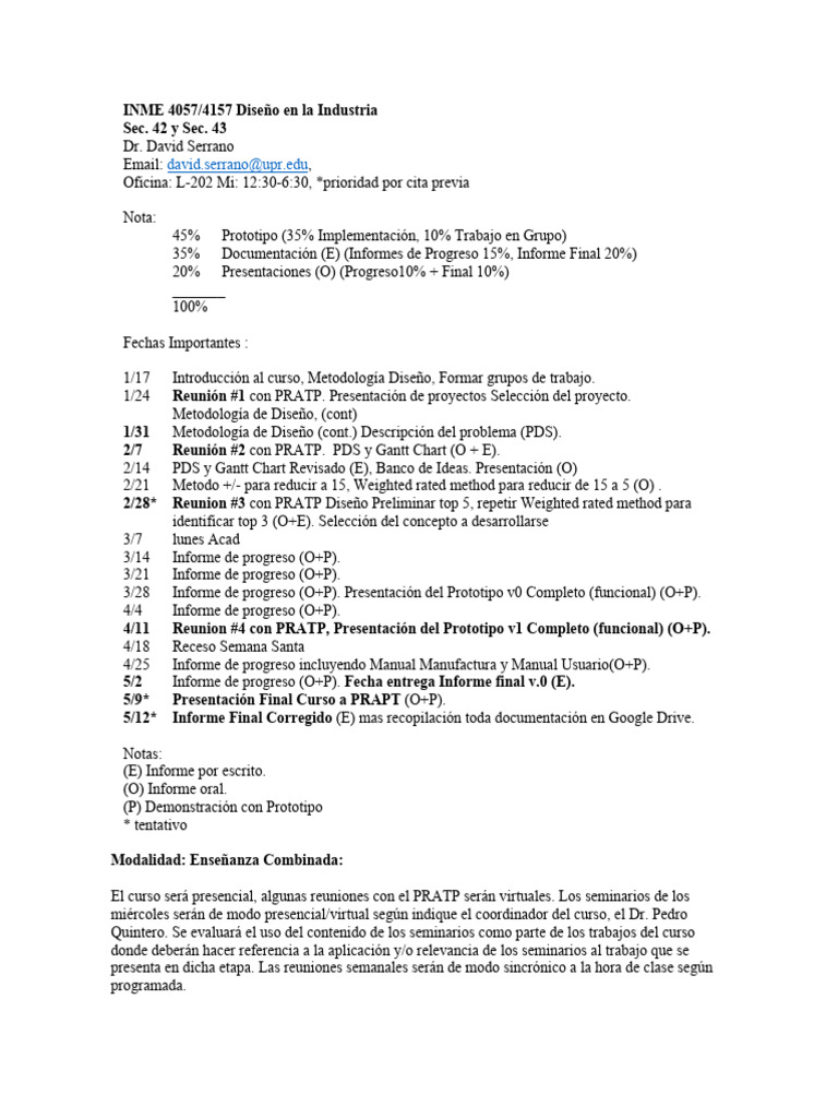 0001 Prontuario INME 4057 II Sem 24-25 r1-1 | PDF
