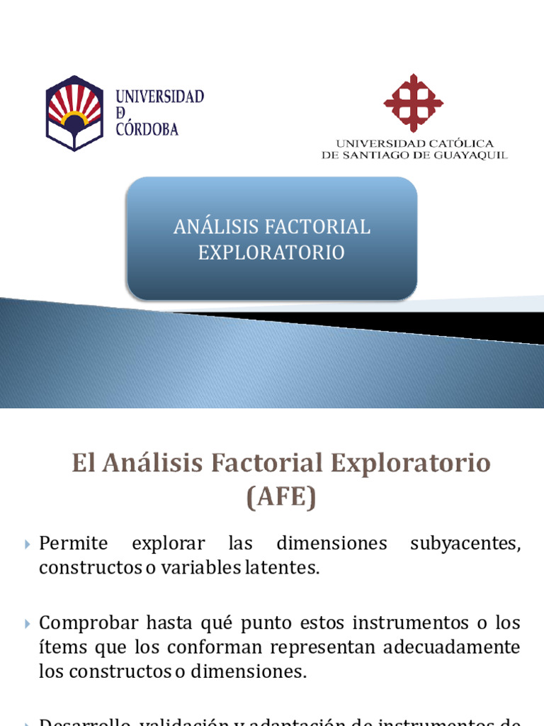 Análisis Factorial Exploratorio en SPSS | PDF | Análisis factorial ...