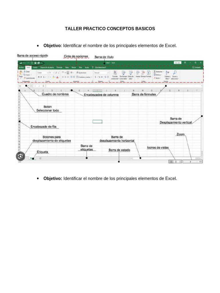 Taller Practico Conceptos Basicos Excel | PDF