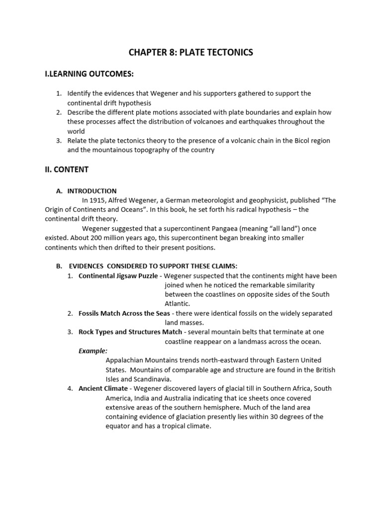 Understanding Plate Tectonics and Boundaries | PDF | Plate Tectonics ...