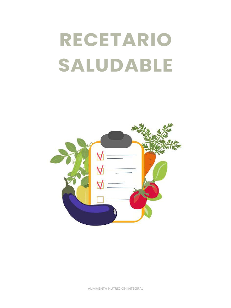 Recetario Saludable | PDF | ensalada | Panes