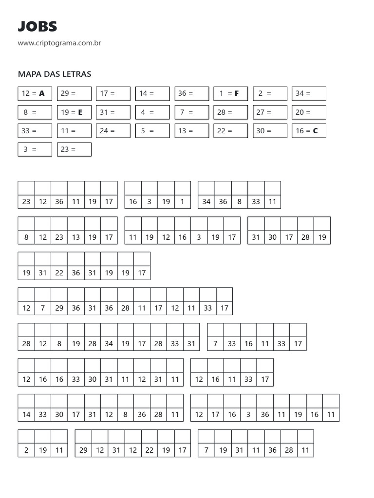 Criptograma | PDF