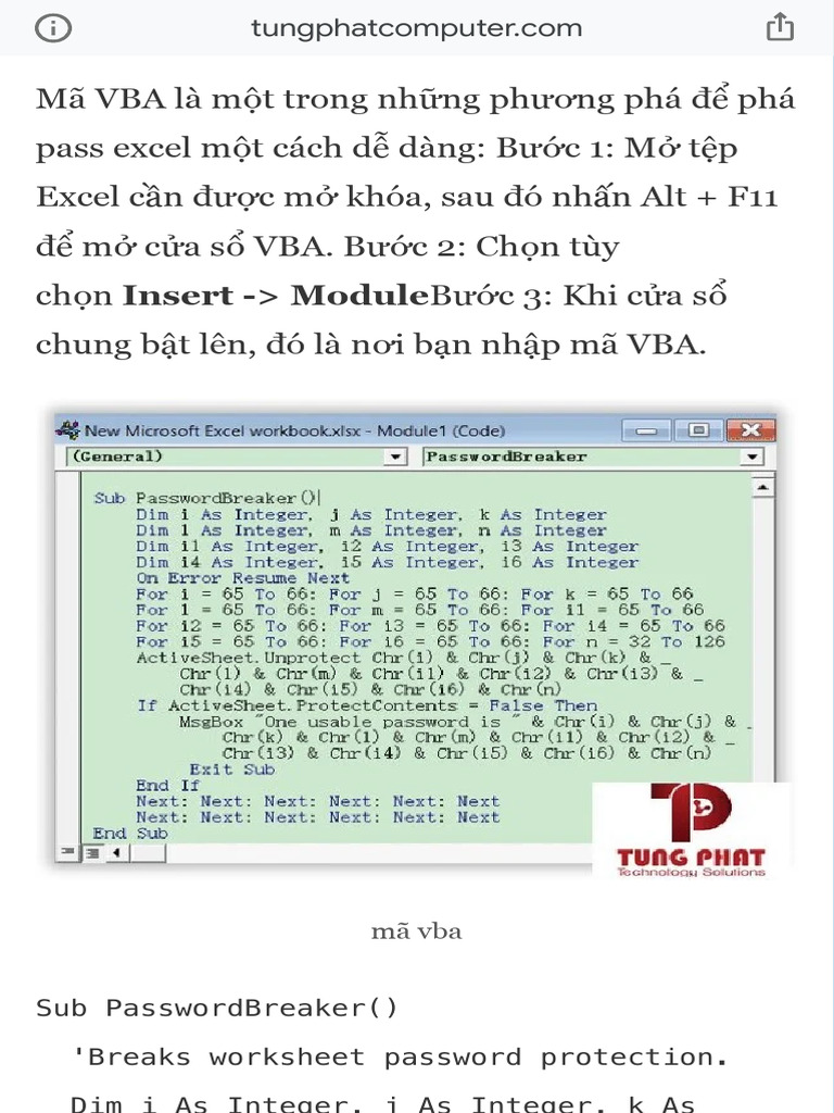 (Tip) Phá Pass Excel Cách Bỏ Protect Workbook Trong Excel | PDF