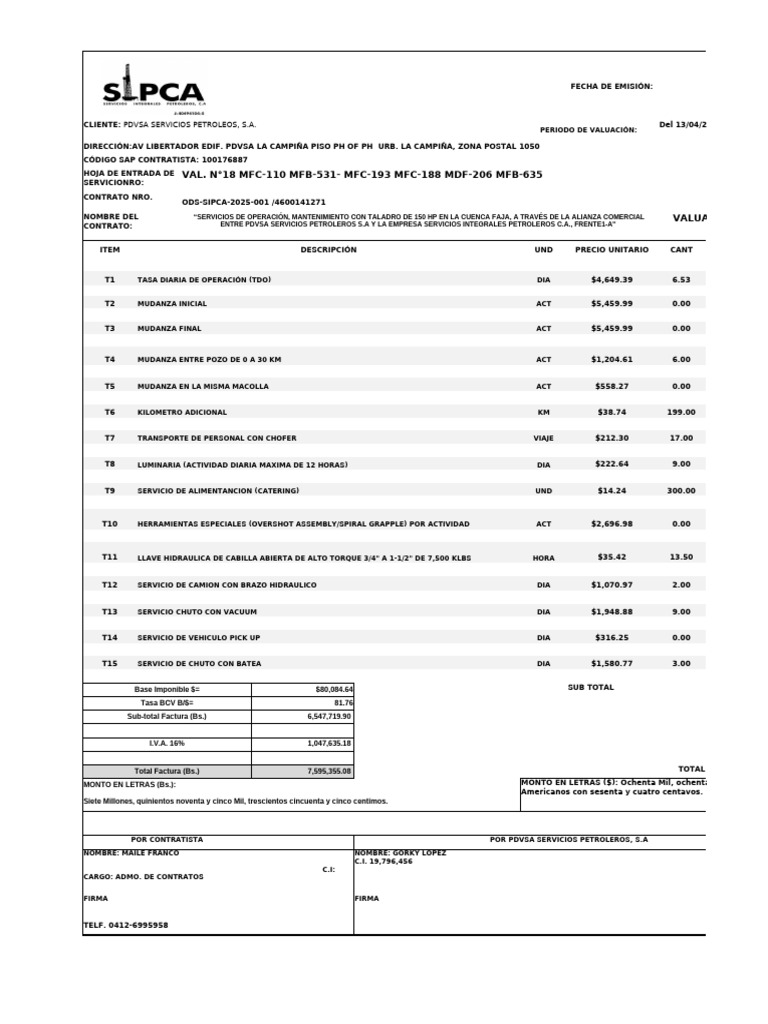 Formato Proforma 18 | PDF | Venezuela | Moneda