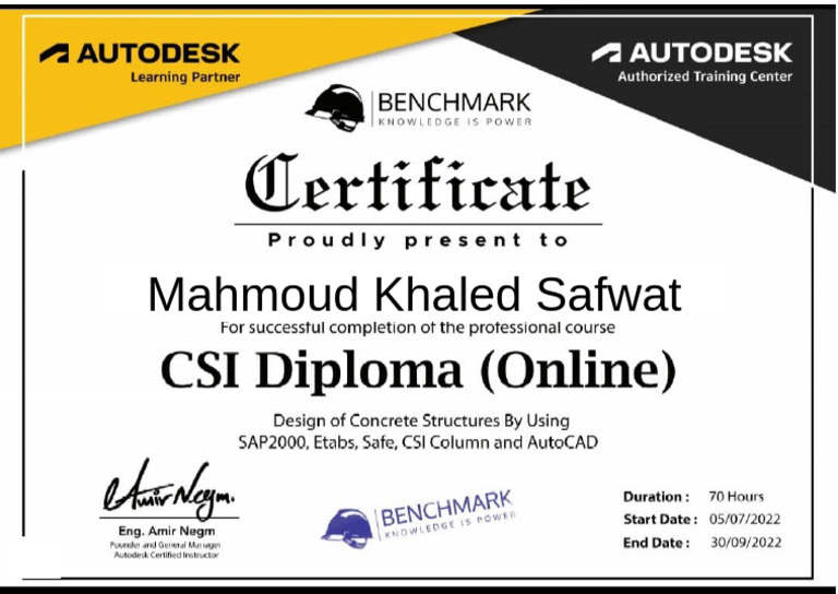 CSI Diploma Modified | PDF