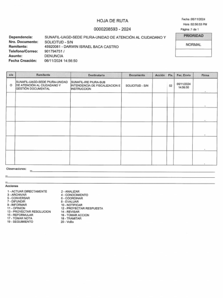 Expediente Digital Unificado OI 2188-2024 | PDF | Pensión | Salario