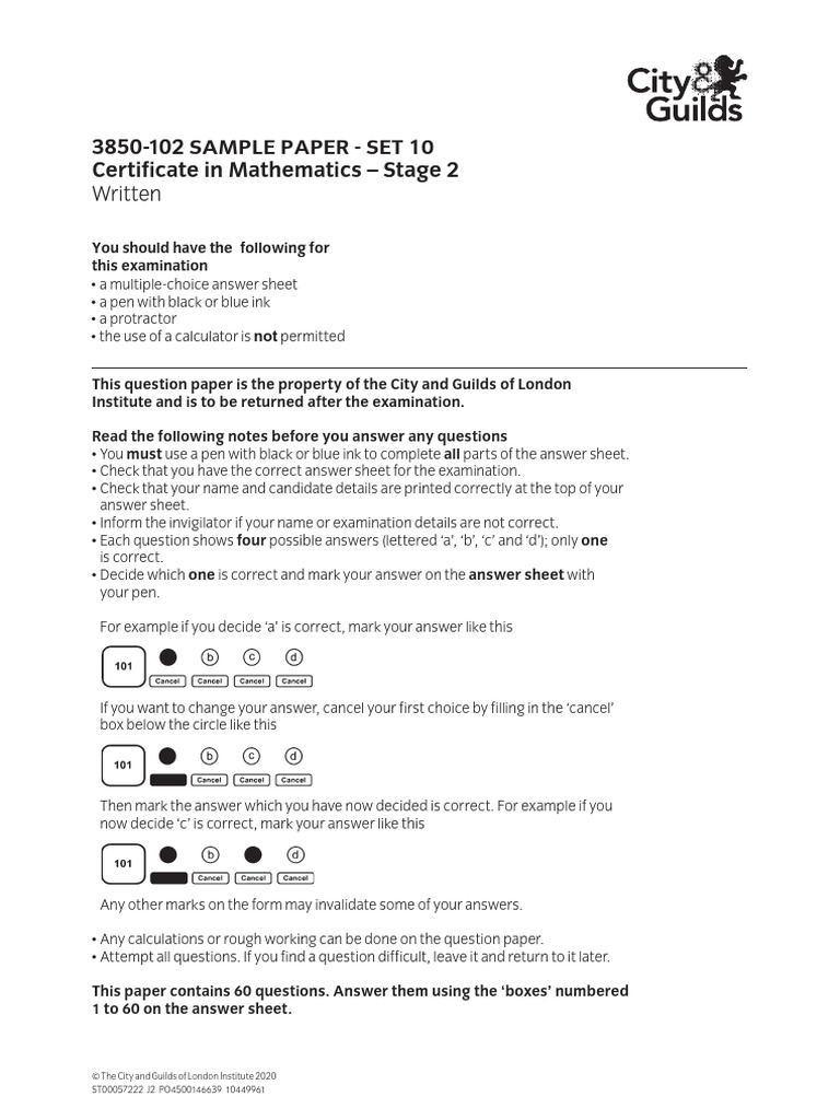 Math Skills Stage 2-Question Paper | PDF | Pound (Mass) | Triangle