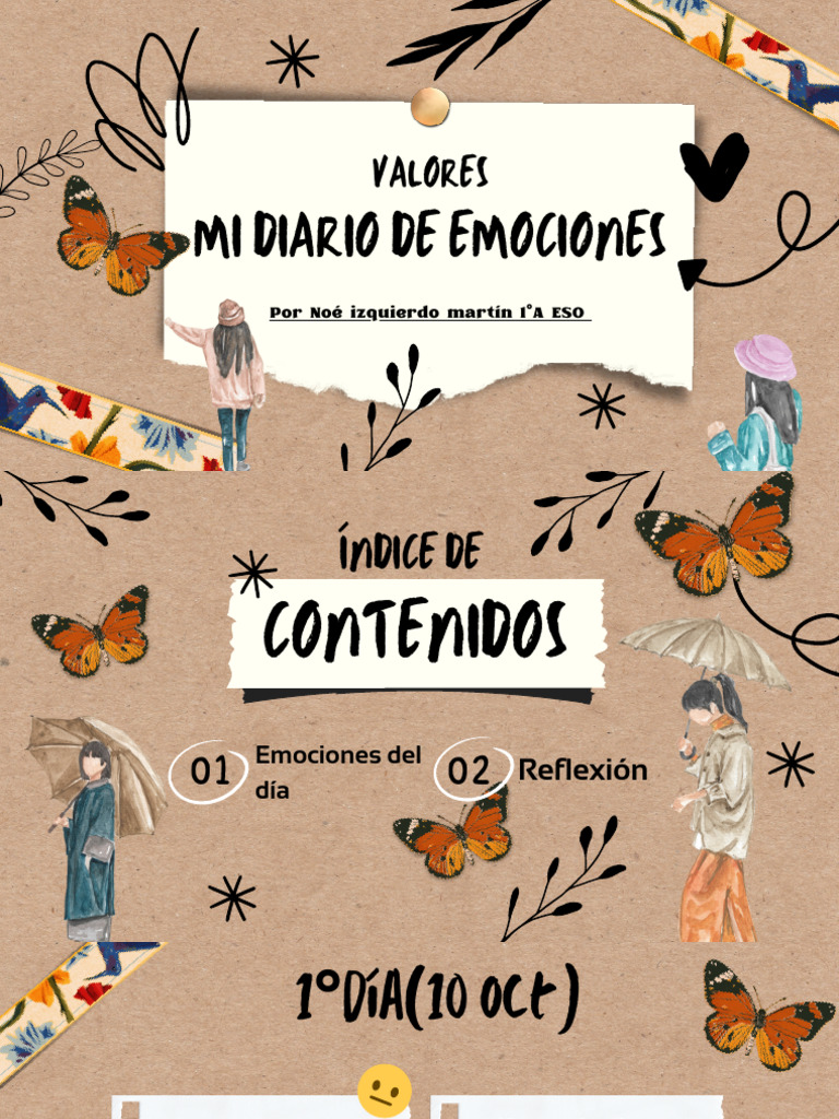 Mi Diario de Emociones PDF | PDF | Las emociones | Sicología