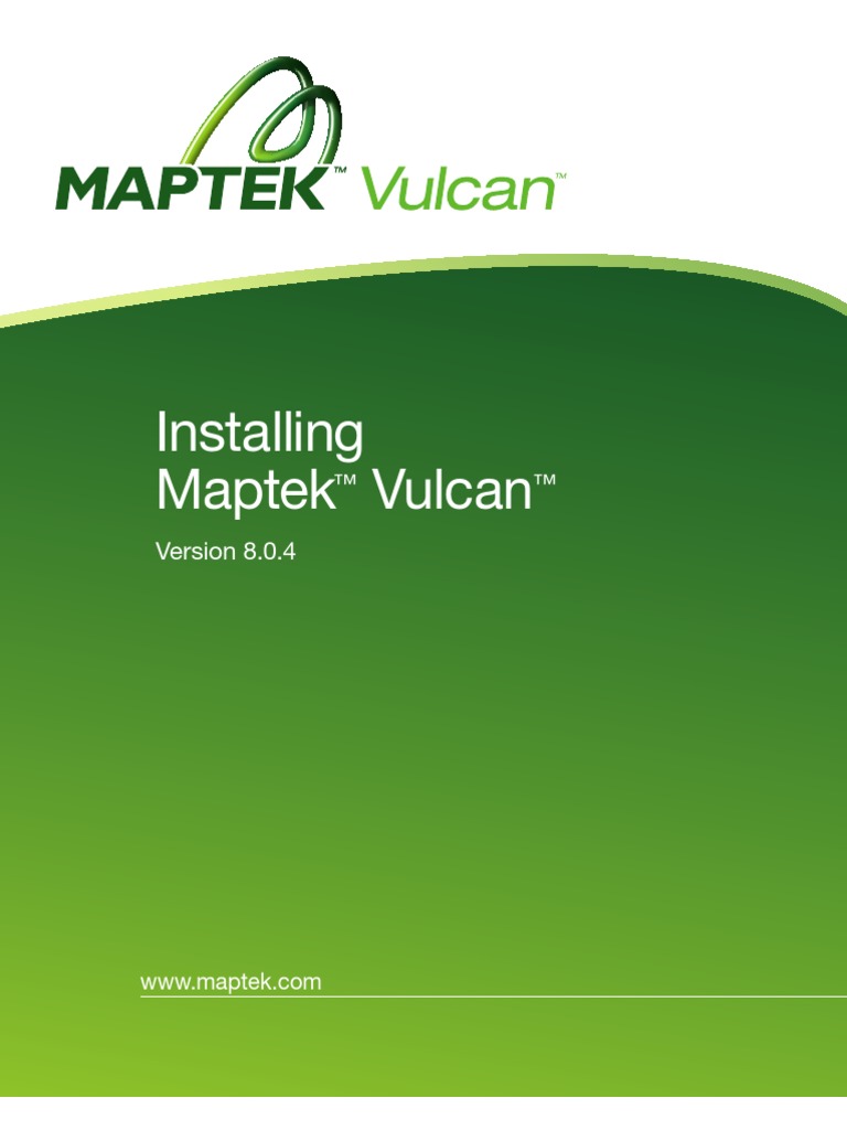 Guia Instalacion Maptek 8 04 Eng Pdf Directory Computing