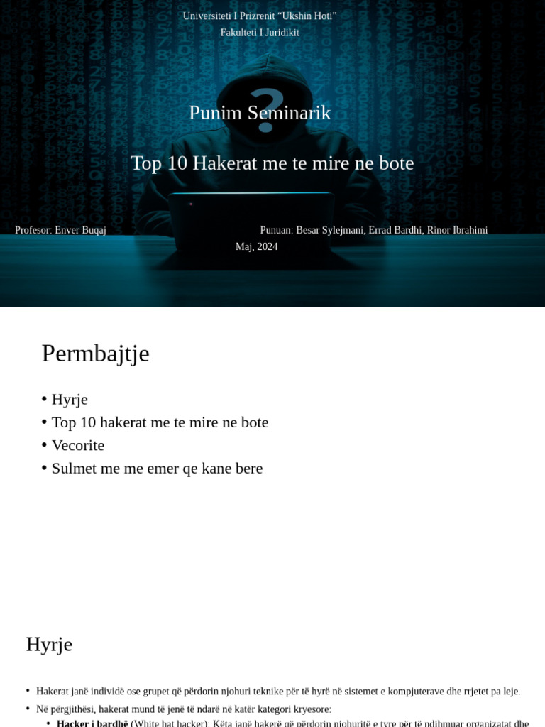 Top 10 Hakerat Me Te Mire Ne Bote | PDF