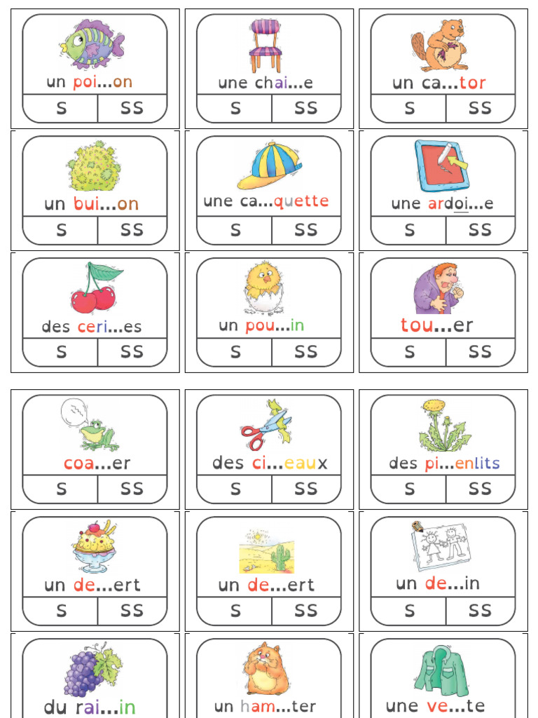 Cartes A Pinces - S Ou Ss - x9 | PDF