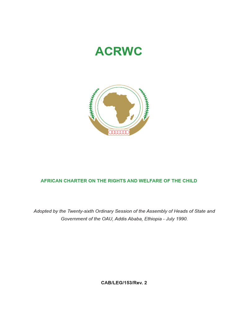 African_charter_on_the_rights_welfare_of_the_child | PDF | African ...