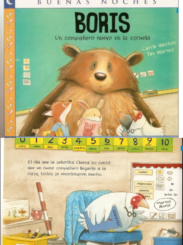 Cuento Boris Un Compañero Nuevo en La Escuela | PDF