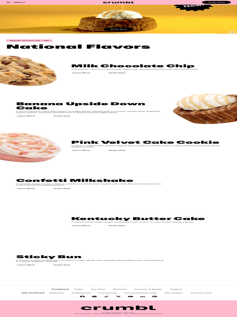 Crumbl Cookies - Freshly Baked & Delivered Cookies 5 | PDF