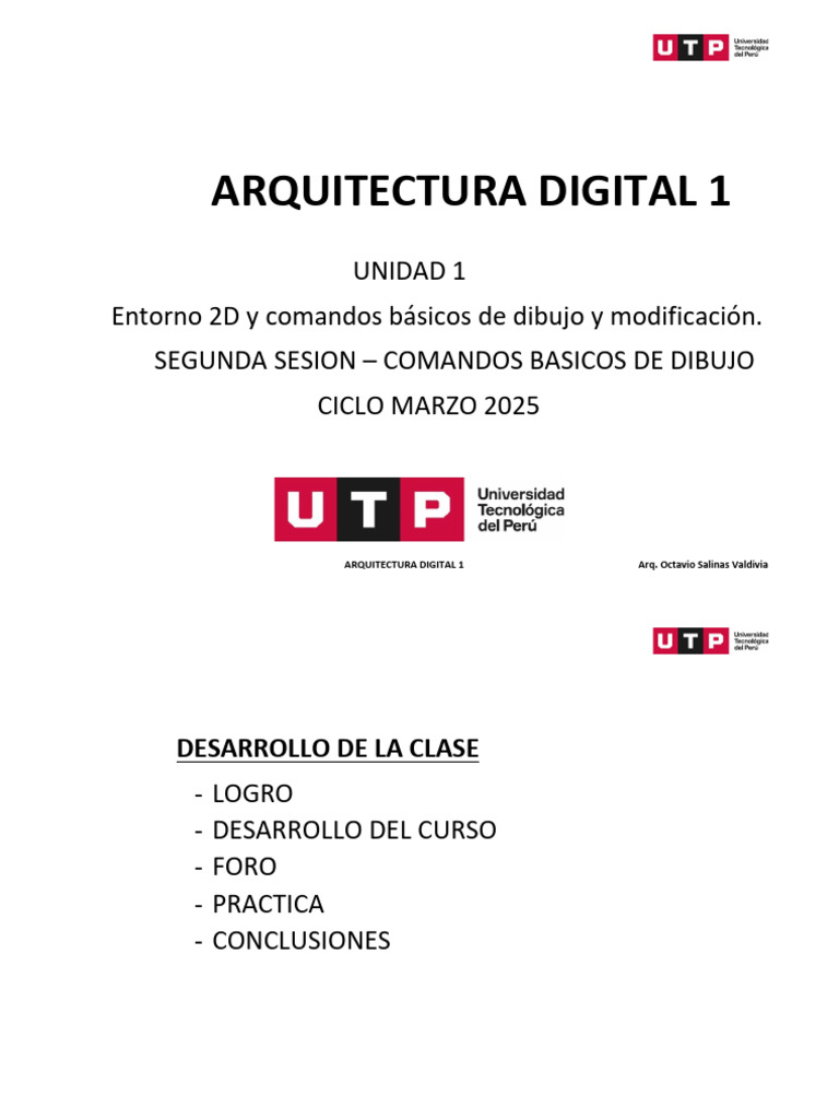 S02 Comandos Básicos de Dibujo | PDF